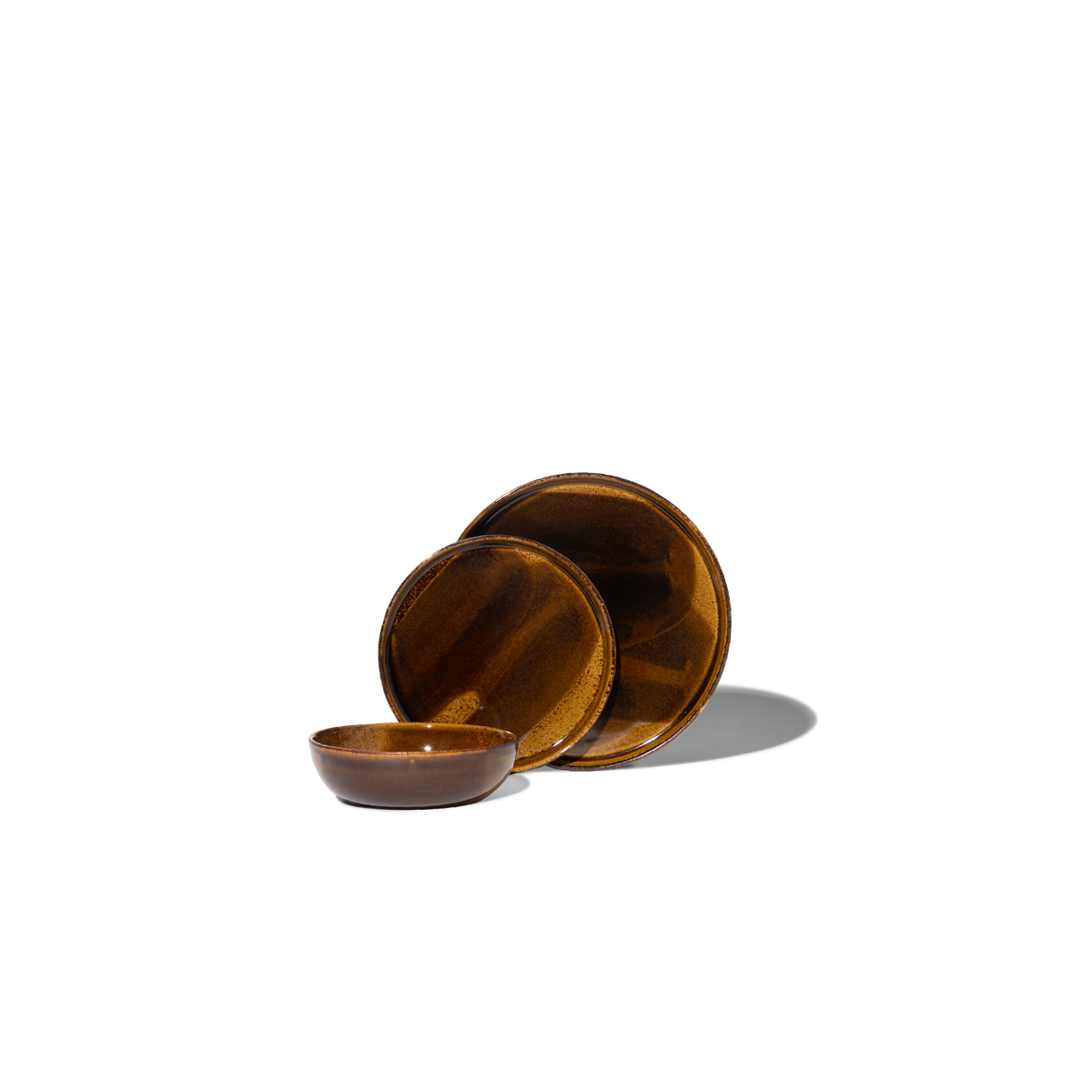 3-Piece Set in Tenmoku – Felt+Fat